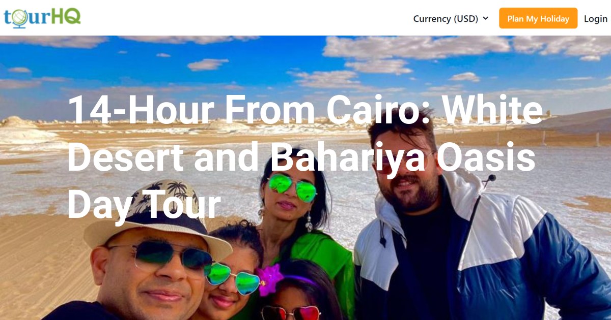 14-Hour From Cairo: White Desert and Bahariya Oasis Day Tour